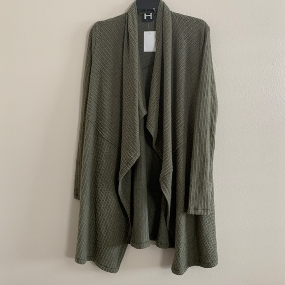 H by bordeaux | Sweaters | H By Bordeaux Olive Green Cardigan Sweater ...